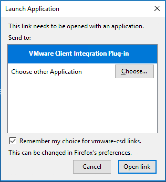 VMware Client Integration – FireFox SSL Popup – Ready, Set, Virtual!
