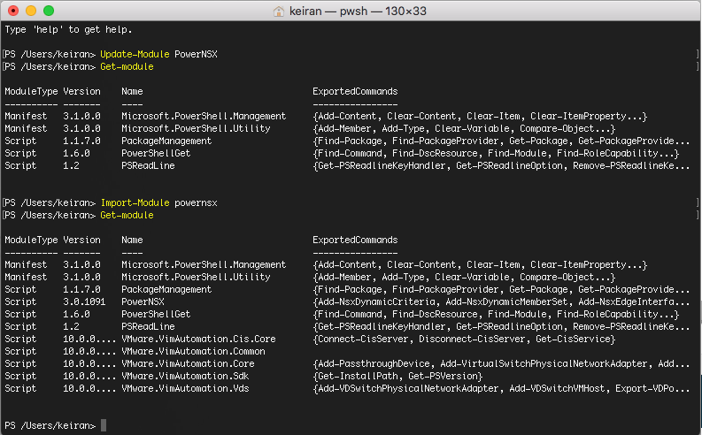 Configure Powercli And Powernsx On Macos Ready Set Virtual